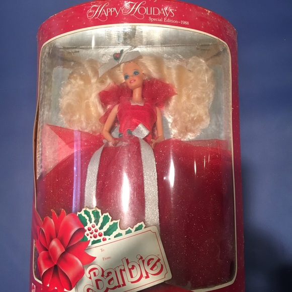 Mattel | Toys | 988 Happy Holidays Barbie In Box | Poshmark